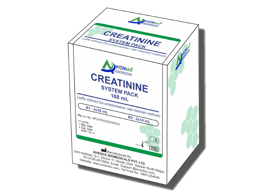 AVIENBIO CREATININE SYSTEM PACK R1:4X35ML,R2:2X14ML - Avience ...