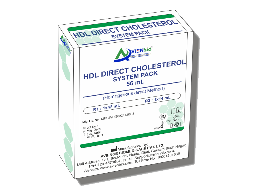 AVIENBIO DIRECT HDL CHOLESTEROL SYSTEM PACK(1X42+1X14ML) - Avience Biomedicals Limited
