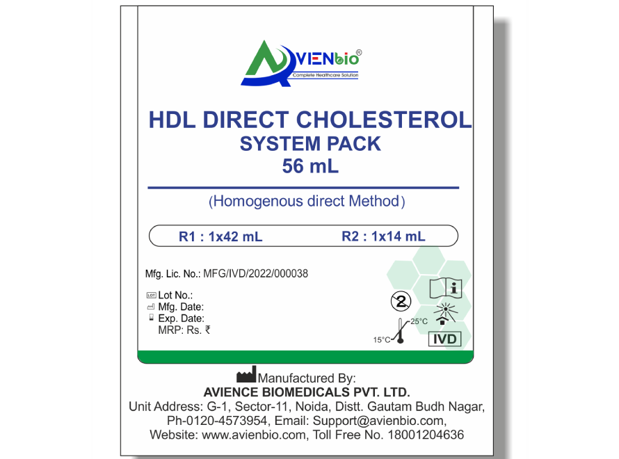 AVIENBIO DIRECT LDL CHOLESTEROL SYSTEM PACK(1X42+1X14ML - Avience ...