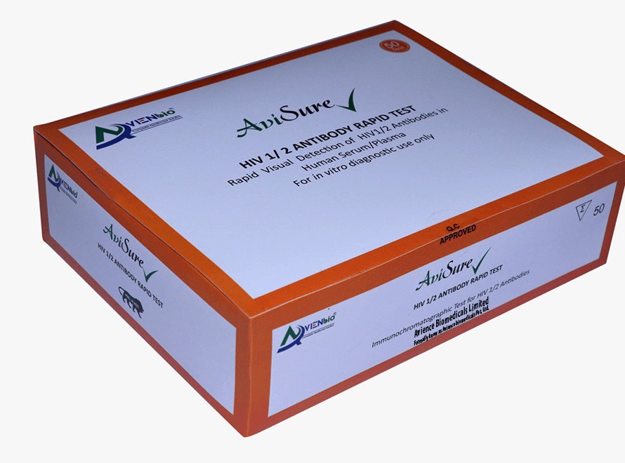 AVISURE HIV 1/2 ANTIBODY RAPID TEST KIT - Avience Biomedicals Limited