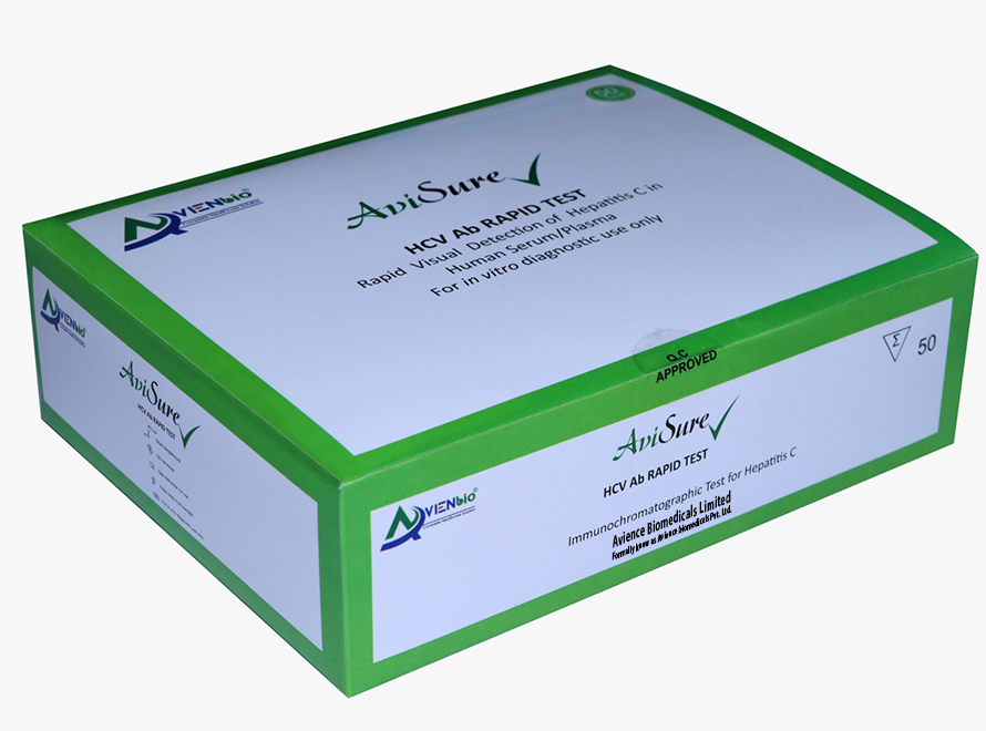 AVISURE HCV AB RAPID ANTIBODY RAPID TEST KIT - Avience Biomedicals Limited