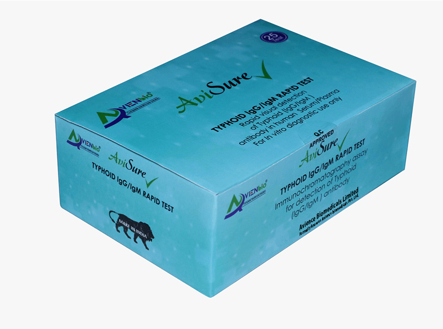 AVISURE TYPHOID IGG/IGM ANTIBODY RAPID TEST KIT - Avience Biomedicals ...
