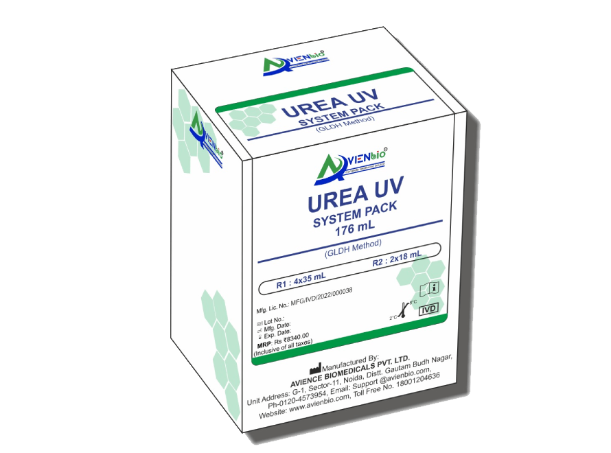 AVIENBIO UREA GLDH SYSTEM PACK 2X15/2X18ML - Avience Biomedicals Limited